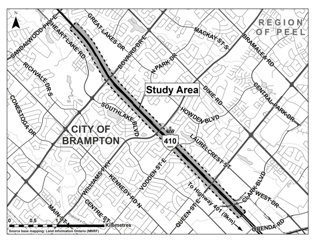 About the Project – MTO – Highway 410 Queen Street to Bovaird Drive